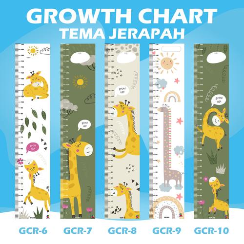 Jual Growth Chart Anak - Pengukur tinggi badan anak tema dinosaurus ...