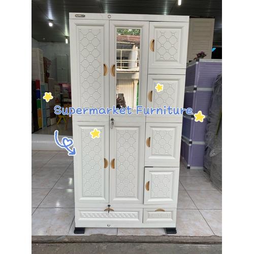 Jual CARGO - LEMARI BAJU PLASTIK NAPOLLY MIDICAB / LEMARI GANTUNG RAK ...