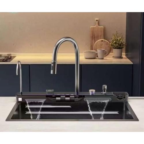 Jual Bak Cuci Piring/Smart Kitchen SINK UK 7545 LED All in One Full Set ...