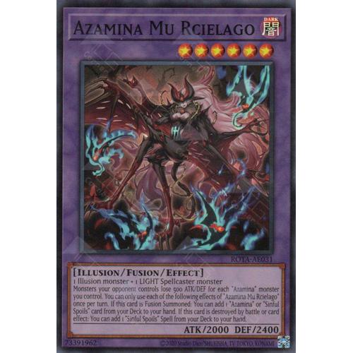 Jual Azamina Mu Rcielago | Rarity | Yugioh AE ROTA-AE031 - SUPER RARE ...