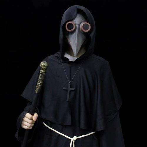 Jual Topeng burung doctor plague mask bird latex steampunk beak cosplay ...