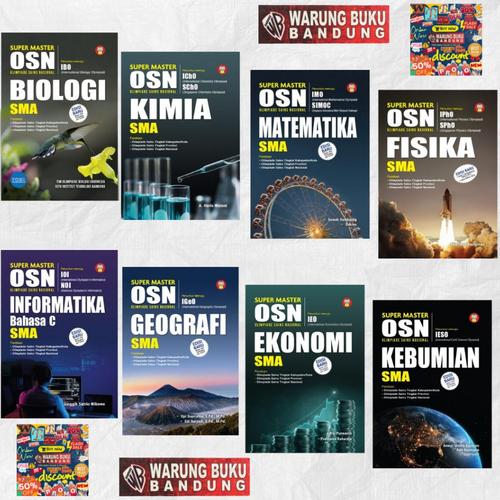 Jual BUKU SUPER MASTER OLIMPIADE SAINS NASIONAL SMA EDISI BARU DAN LENGKAP - YRAMA WIDYA ...