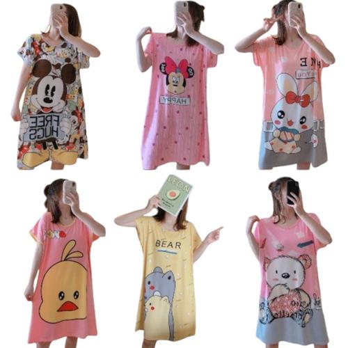 Promo Daster Dress Midi Rumahan Santai Wanita Spandek Jumbo Over Size ...