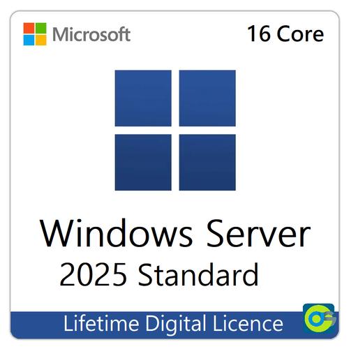 Jual Win Server 2025 Standard 16 Core 5 CALs 24 Core 32 Core 48 Core 64 ...