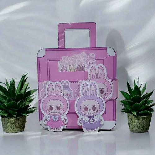 Promo Labubu paper doll house (aksesoris laminating 2 sisi) mainan ...