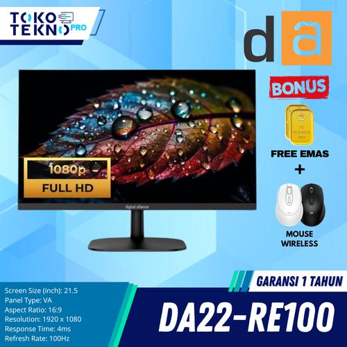 Promo Digital Alliance DA22 RE100 / DA22-RE100 Monitor VA Panel 22 ...