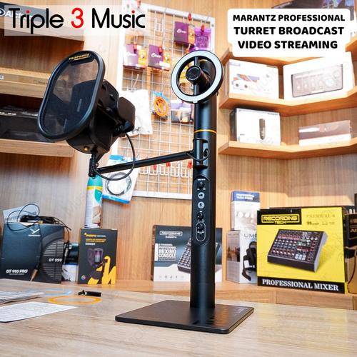 Promo Marantz Turret Webcam Microphone Usb Ring light Full set Live ...