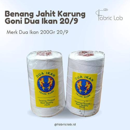 Jual Benang Jahit Karung Goni Dua Ikan 20/9 Best Sewing Thread Akta ...