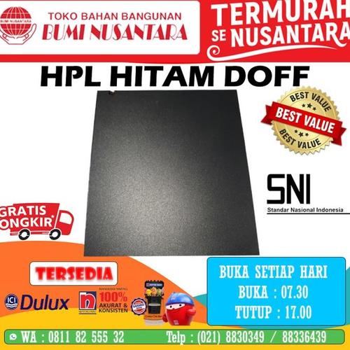 Jual Hpl Black Doff 122Cm X 244Cm Taco Sheet Hitam Dop Black Flat ...