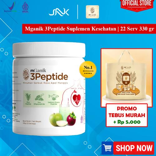 Jual MGANIK 3PEPTIDE Suplemen Kesehatan Jantung Salmon Ovary Peptide ...