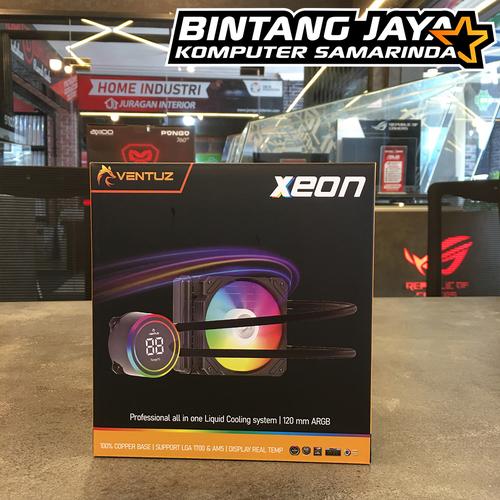 Jual VENTUZ Xeon Liquid Cooler Single Fan 120mm ARGB Real Time Display ...