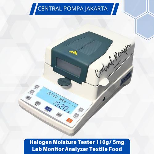 Jual Halogen Moisture Tester 110g 5mg Lab Monitor Analyzer Textile Food ...