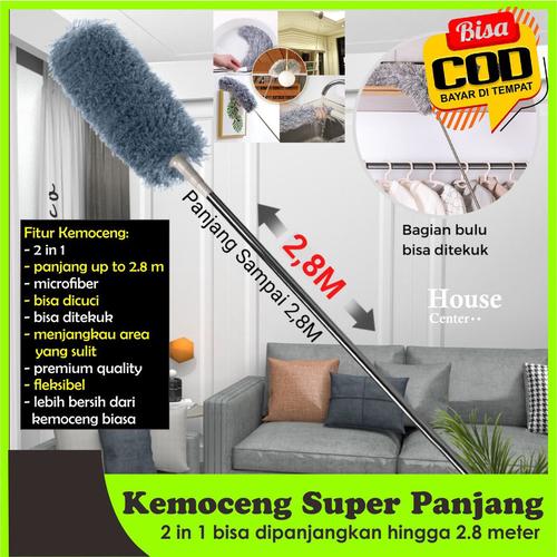Jual Kemoceng Microfiber 280cm Tarik Tekuk Panjang Alat Pembersih ...