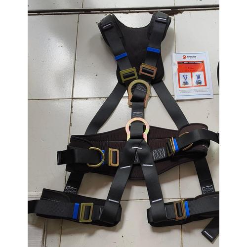 Jual Full body harness double hook BRIGHT PN56 + lanyard / Full body ...