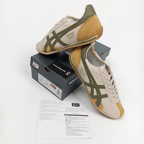 Jual Onit Tiger Runspark Cream Green Gold 100% REAL PICTURE ORIGINAL ...