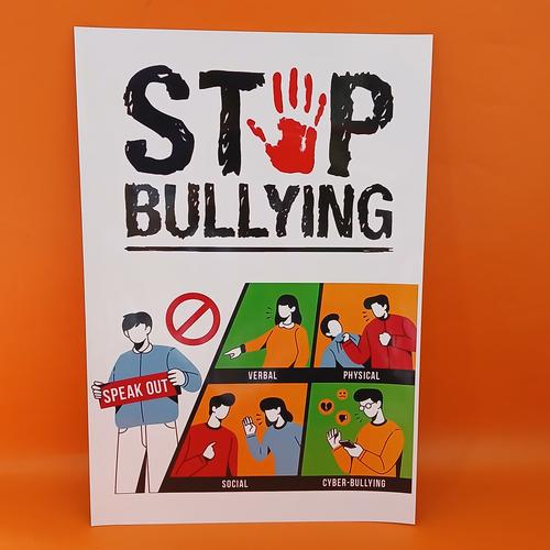 Jual Poster Stop Bullying Putih - Stop Segala Bentuk Bully - Poster ...