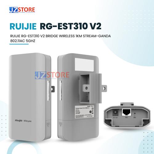 Jual RUIJIE RG-EST310 V2 Bridge Wireless 1KM Stream-ganda 802.11ac 5GHz ...