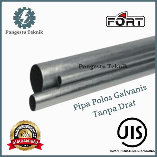 Jual Pipa Conduit Galvanis Steel E19 20 mm Merk FORT - Kota Medan ...
