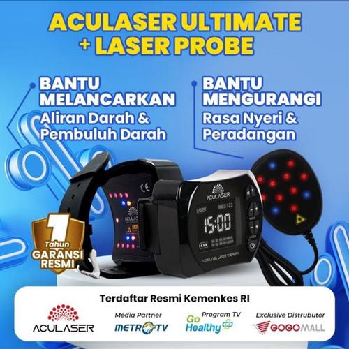 Jual Aculaser Ultimate G2 + LASER PROBE ( PAD ) Terapi Laser 14 Titik ...