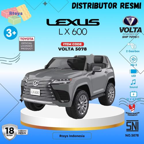 Jual Mainan Anak Mobil Aki VOLTA 5078 Lexus LX 600 5077 Toyota Land ...