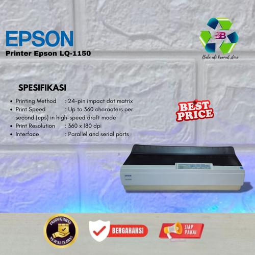 Jual Epson LQ-1150 Printer Dot Matrix A3 Terbaik dan Berkualitas Tinggi ...