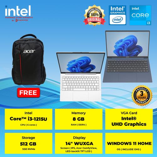 Jual ACER ASPIRE LITE AL1-14M 3SID 3BID INTEL CORE i3-1215U 8GB 512GB ...