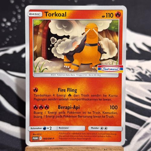 Jual Torkoal Indomaret promo 160/sm-p Kartu Pokemon Indonesia TCG - Kota Tangerang - Tokutoys ...