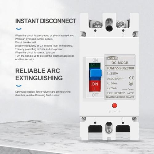 Jual Mccb Dc 2P 200A 600V Molded Case Circuit Breaker Panel Surya Plts ...