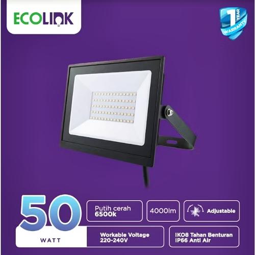 Jual Led Ecolink FloodLight 10w 20w 30w 50w - Lampu Sorot Ecolink Flood ...