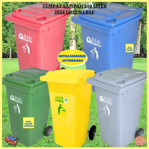 Jual TEMPAT SAMPAH RODA PLASTIK 100 120 240 LITER TONG SAMPAH RODA BIO ...