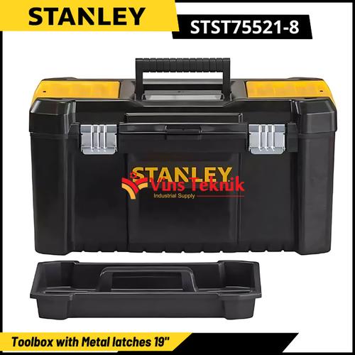 Promo Tool Box Plastic Tool Box Essential 19" Toolbox with Metal ...