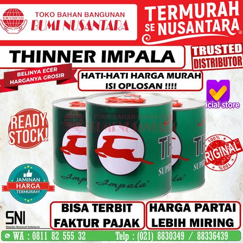Jual Thiner Impala 5L Tiner Impala 5liter Impala 5 liter Thinner Impala ...