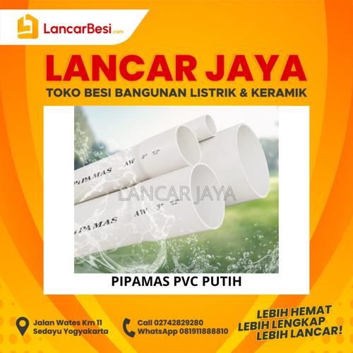 Jual PIPA AIR PVC PIPAMAS PUTIH & ABU-ABU C - C 4, Putih - Kab. Bantul ...