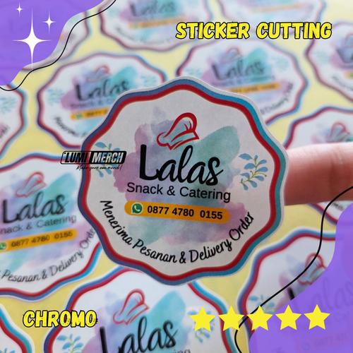 Jual Pre Order Sticker Label Produk Cetak Stiker UMKM Chromo A3 Kiss ...