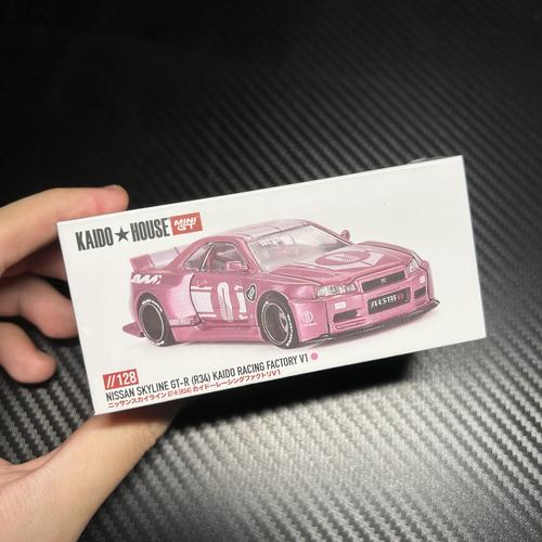 Jual Mini GT Kaido R34 Bodykit V1 Pink Mini GT kaido R34 pink - Kota ...