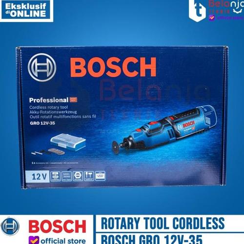 Jual Bosch Rotary Tool Cordless GRO 12V-35 Gerinda Tuner Bor Mini 12 ...
