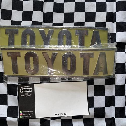 Jual Emblem Toyota Belakang Imi Toyota Hardtop Landcruiser FJ40 BJ40 ...