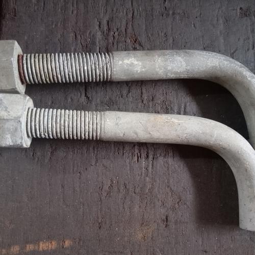 Jual baut angkur angker anchor bolt hotdip HDG galvanis baja as s45c ...