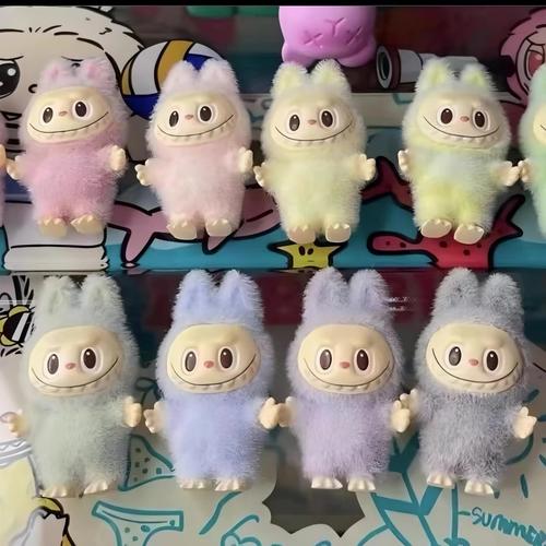 Jual Pop Bean Mini Labubu Doll Berbulu / Labubu Mini - Biru V2 ...