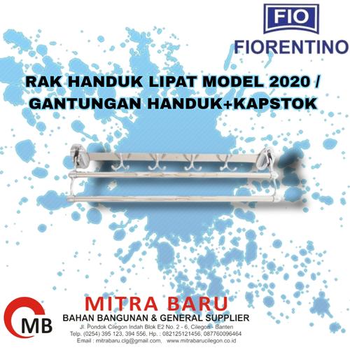 Jual Rak Handuk Lipat Fiorentino Model 2020 /Gantungan Handuk+Kapstok ...
