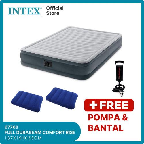 Promo INTEX Kasur Angin Comfort Rise Airbed 67768 Cicil 0% 3x - Kab ...