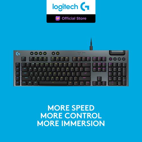 Promo Logitech G915 X Keyboard Gaming Mekanis Kabel, Keycaps PBT Dua ...
