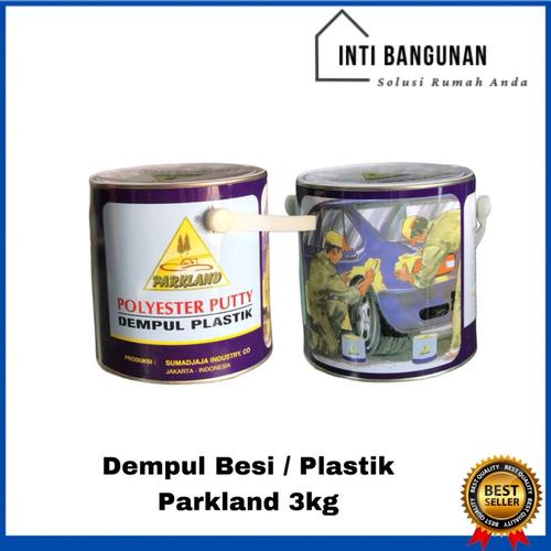 Jual Dempul Besi Parkland 3kg + Hardener Warna Hijau Dempul Cat Besi ...