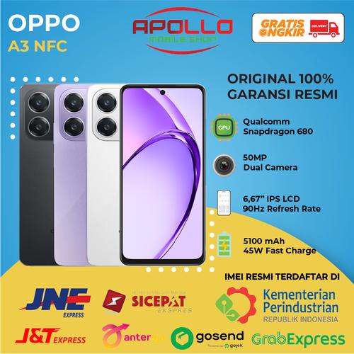 Jual OPPO A3 8/128GB - Garansi Resmi - Black - Jakarta Utara - Apollo Mobile Shop | Tokopedia
