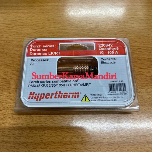Jual Hypertherm Usa Electrode Plasma Cutting 220842 10-105A (1Pcs) - Jakarta Barat ...
