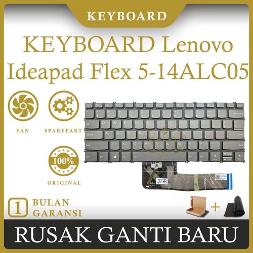Jual KEYBOARD LAPTOP Lenovo Ideapad Flex 5-14ALC05 ORIGINAL - Kota ...