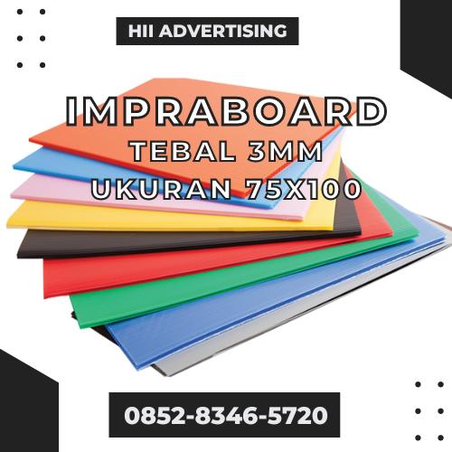 Jual IMPRABOARD 3MM 75 x 100 Infraboard papan plastik corrugated board ...