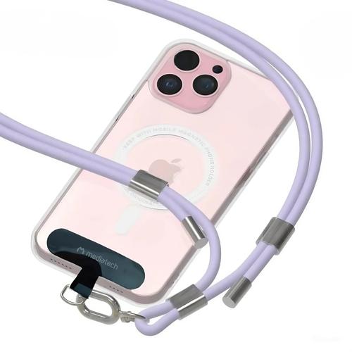 Promo Mediatech Tali Gantungan HP Silikon 1.5m / Phone Lanyard HP Strap ...