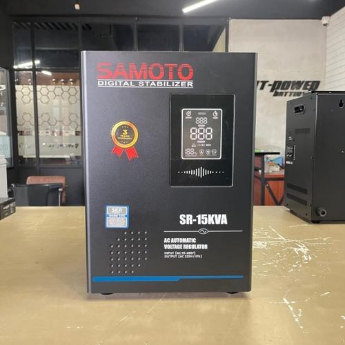 Jual SAMOTO Relay Stabilizer 15KVA AVR Stabilizer 15000VA Relay ...