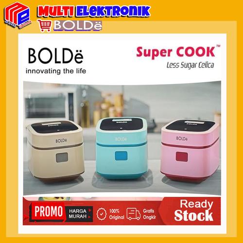 Promo BOLDe Digital Rice Cooker Less Sugar Celica Kapasitas 1.2L - PINK ...